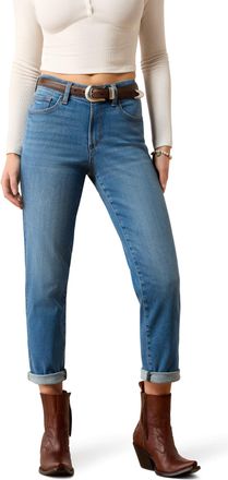 Ariat Womens High Rise Revel Vilma Slim Ultrastretch Straight Leg Jeans in Pomona, Size 34, by Ariat