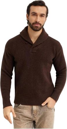 Ralph Lauren Homme, Pulls, Brun, Taille: S Wool Sweater