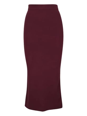 Dorothee Schumacher jupe en tulle &agrave; taille &eacute;lastiqu&eacute;e - Rouge