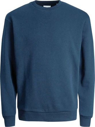 Jack & Jones Herren JJEBRADLEY Sweat Crew Langarm Sweater, Insignia Blue, XXXL