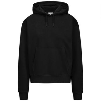 Kappa Sweatshirt mit Kapuze f&uuml;r Damen, Baumwolle, sportlich, Modell: Emmew Logo, Schwarz, M