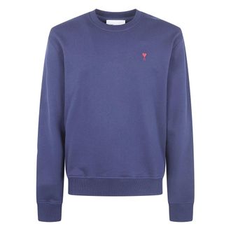 Ami Homme, Sweatshirts et sweats &agrave; capuche, Bleu, Taille: XS Ami De Coeur SweaT-shirt