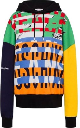 Moschino unisex, Sweatshirts et sweats &agrave; capuche, Multicolore, Taille: 2XS SweaT-shirt imprim&eacute; en coton
