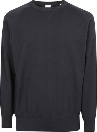 Aspesi Homme, Sweatshirts et sweats &agrave; capuche, Bleu, Taille: L Pull ras du cou en coton