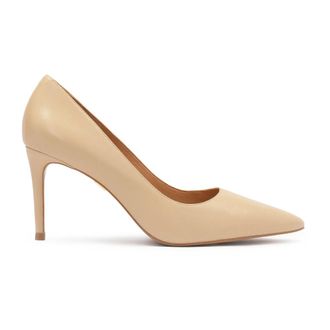 Kazar Klassische beige Pumps mit mittelhohem Stiletto-Absatz - - Shoes - Damen - Beige - 40 EU