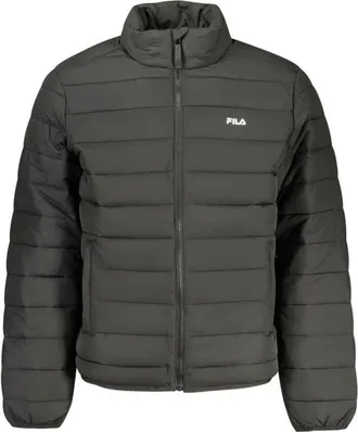 Fila Homme, Vestes, Noir, Taille: S Manteau en Polyester au Design Classique