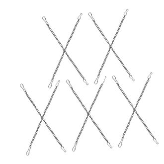 Cabilock 10st&uuml;cke Eisen H&auml;ngekette Zum Aufh&auml;ngen Von Pflanzen Vogelspielzeug Und Futterautomaten Robuste Und Verschlei&szlig;feste Metallkette F&uuml;r Hohe Beanspruchung