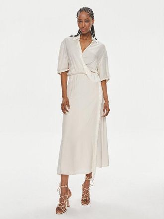 Pinko Kleid f&uuml;r den Alltag Macbeth 103561 A1WV Beige Relaxed Fit