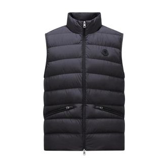 Moncler Homme, Vestes, Noir, Taille: 2XL Treompan Down Gilet