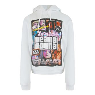 Dsquared2 Sisters Power Deana Und Dana Wei&szlig;er Hoodie