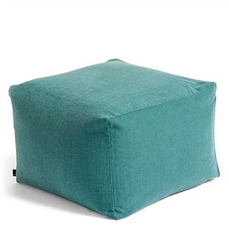 HAY Hay Pouf, Baumwolle, gr&uuml;n, H&ouml;he: 40 cm, Tiefe, L&auml;nge: 59 cm, 540821, H&ouml;he: 40 cm, Tiefe: 59 cm, L&auml;nge: 59 cm