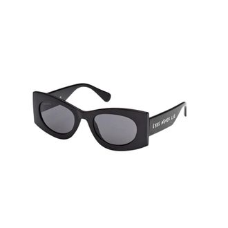 Max & Co. Geometrische Brille mit Streifenmuster - - Accessories - Damen - Schwarzk - 52 MM