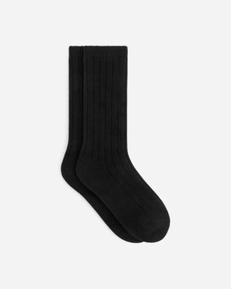 Arket Socken Aus Kaschmir Und Wolle -Schwarz