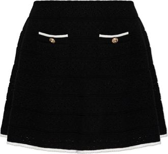 Self Portrait Femme, Jupes, Noir, Taille: 40 FR Short Skirts