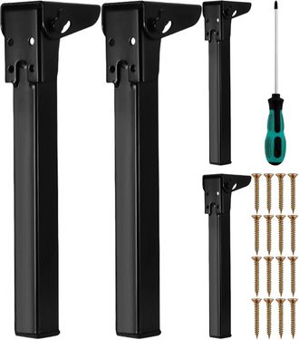 Generic Klapptischbeine, Ersatzbeine f&uuml;r Campingtisch, robuste M&ouml;belf&uuml;&szlig;e f&uuml;r K&uuml;che, Kommode, Bett, Sofa, Schrank, Nachttisch, Schreibtisch