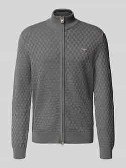 GANT Strickjacke mit Strukturmuster