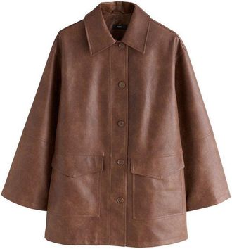 Next Lederjacke Kunstlederjacke (1-St)