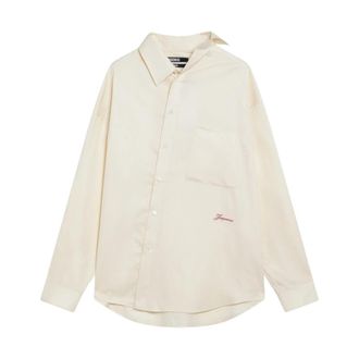 Jacquemus La Chemise Cuadro - - Blouses & Shirts - Damen - Gelb - 2XS
