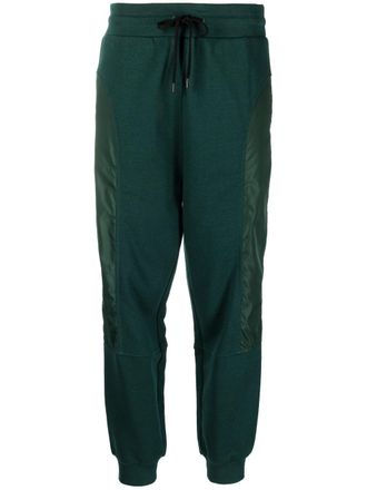 Love Moschino pantalon de jogging &agrave; logo imprim&eacute; - Vert