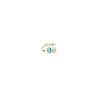 Aliita Doble Baguette Oval Ring - - Accessories - Damen - Mehrfarbig - 52 MM