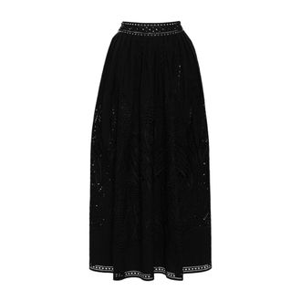 Alberta Ferretti Sangallo Langer Rock - - Skirts - Damen - Schwarzk - M