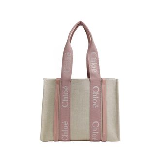 Chlo&eacute; Woody Tote Bag in Linen