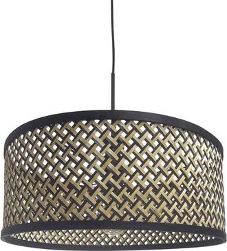 Steinhauer Hängeleuchte - Sparkled Light - schwarz - bambus - Steinhauer