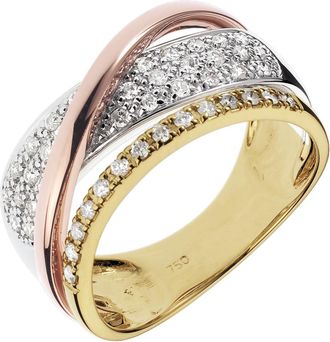 Edenly Ring Royal Saturn - Zweierlei Gold