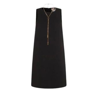 Twinset Femme, Robes, Noir, Taille: 34 FR Robe trap&egrave;ze