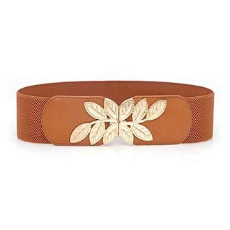 Generic Ceinture Elastique - Ceinture &Eacute;l&eacute;gante pour Robe Large Taille &Eacute;lastique Mode F&eacute;minine Extensible et Confortable
