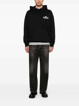 Awake NY Cotton Logo Hoodie - Black