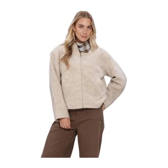 Selected Damen, Jacken, Beige, MGr&ouml;&szlig;e