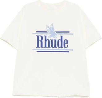 Rhude Homme, Tops, Blanc, Taille: XL Rossa Tee