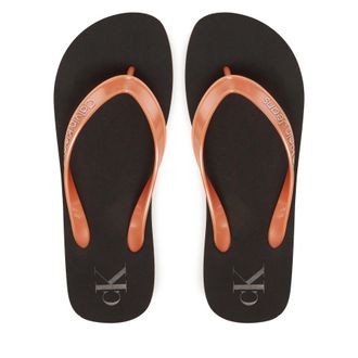 Calvin Klein Jeans Zehentrenner Calvin Klein Jeans Beach Sandal Monologo Tpu YW0YW01719 Goldfarben