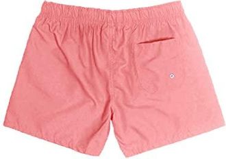 Generic Short de bain court pour homme - Short de bain basique - Short de bain pour homme - Short de plage avec cordon de serrage - Séchage rapide - Couleur u
