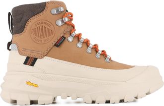 Palladium Pallarider Thins Wp+ Unisex-Stiefelette, Dear Brown Milk, Größe 38, Dear Brown Milk, 38 EU