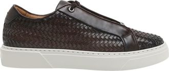 HUGO BOSS Premium-Sneaker aus geflochtenem Glattleder selected by SHOHEI OHTANI in