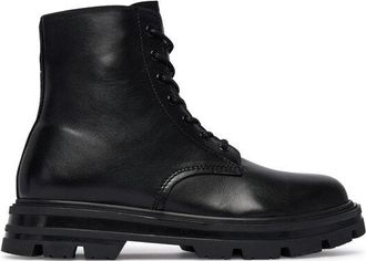 Guess Schnürschuhe FMFGAD LEA10 Schwarz