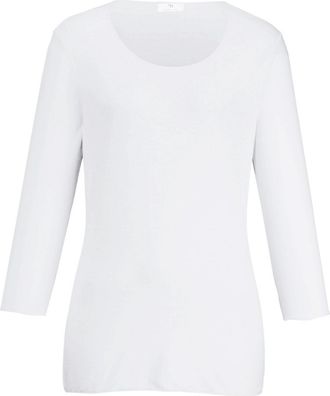 Peter Hahn Rundhals-Shirt Peter Hahn weiss