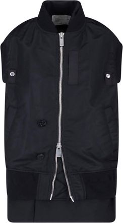 sacai Nylon-Twill-Weste