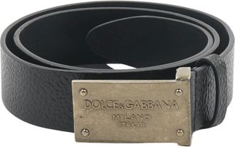Dolce & Gabbana Homme, Accessoires, Noir, Taille: 85 CM Ceintures