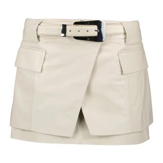 Iro Beiger Lederrock Yori - - Skirts - Damen - Beige - M