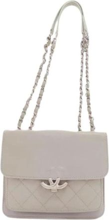Chanel Sac bandouli&egrave;re vintage Pre-owned - Femme - Pre-owned - Gris - Taille: ONE Size