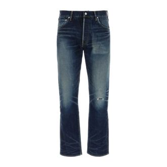 Visvim Dunkelblaue Denim Gerades Jeans - - Jeans - Herren - Blau - M