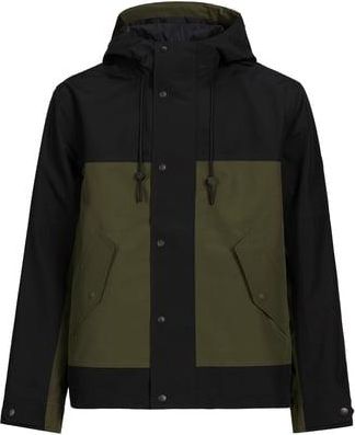 Aigle Outdoor-Jacke mit Kapuze in Schwarz