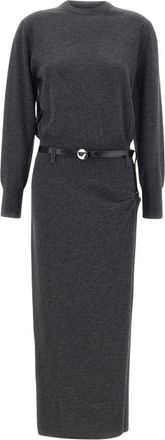Coperni Robe en maille Suspended - Femme - Robes - Gris - Taille: 40 FR