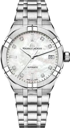 Maurice Lacroix Homme, Accessoires, Gris, Taille: ONE Size Aikon Automatic Date 39 mm