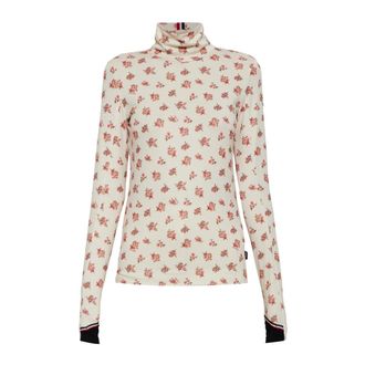 Moncler Hochleistungs-Thermo-Oberteil - - Knitwear - Damen - Beige - S