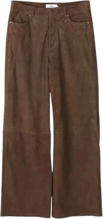 Stylein Femme, Pantalons, Brun, Taille: 42 FR Wide Pantalons