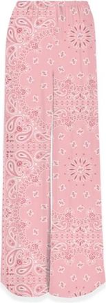 MC2 Saint Barth Femme, Pantalons, Rose, Taille: 38 FR Amalia Silk Voile Bandanna Round 20